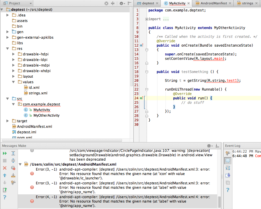IDEA + Android + Maven = various library and resource resolution problems – IDEs Support ...